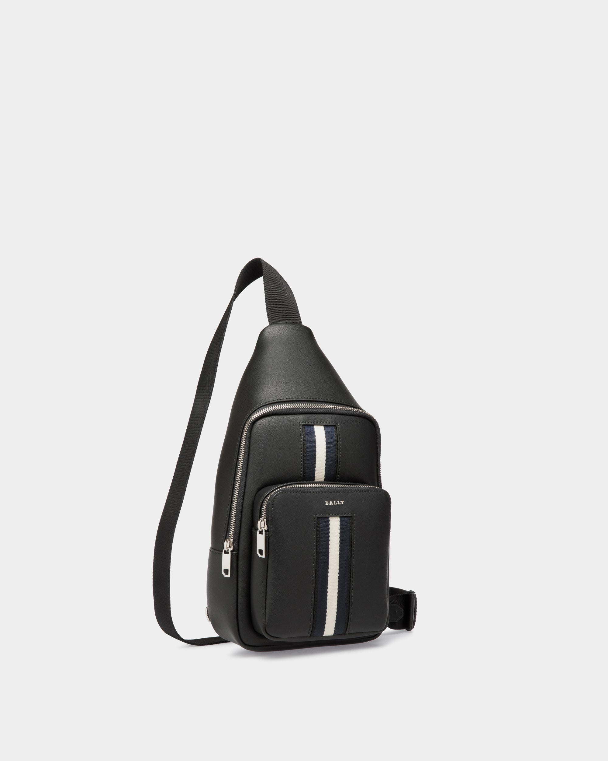 Bally Harrey Sling Bag in Black Leather – Bally Outlet