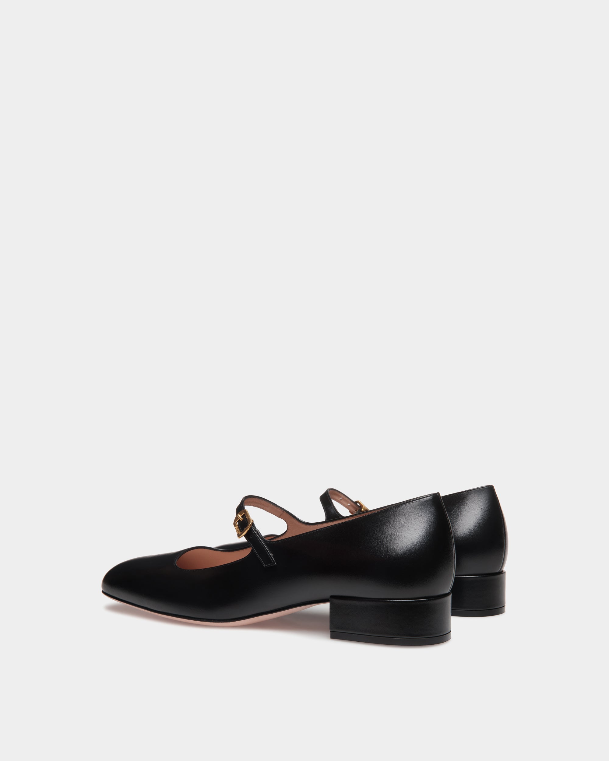Bally Women's Ballyrina Pump Leather Heels in Black – Bally Outlet