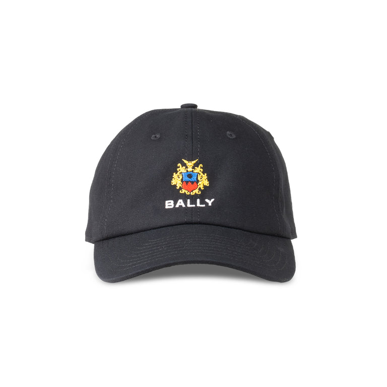 Bally Men's Baseball Hat with Crest Logo in Black – Bally Outlet
